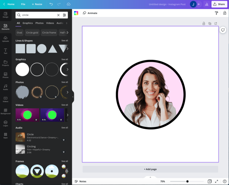 How to Design a Professional LinkedIn Profile Picture in Canva (Plus ...